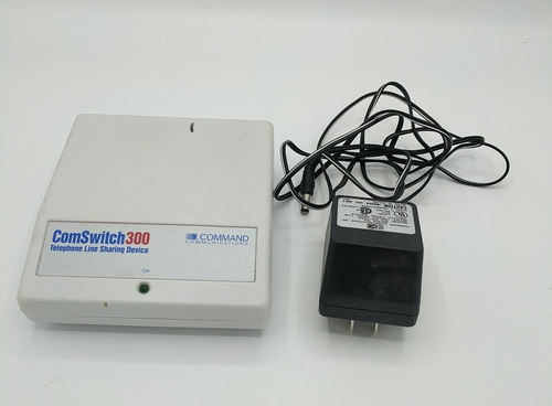 COMSWITCH 300 PHONE LINE SHARING DEVICE WITH POWER CORD | eBay