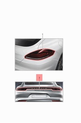 Genuine PORSCHE Panamera Rear Light Drive On Left 971044901 | eBay