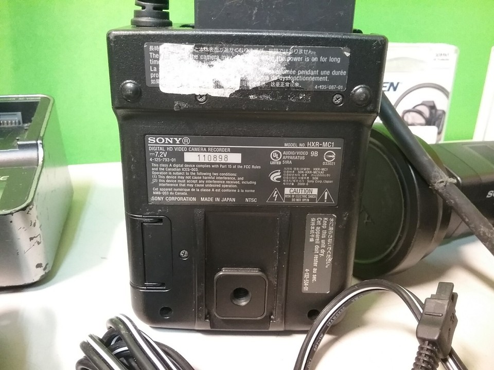 SONY HXR-MC1 Digital HD Video Camera Recorder AVCHD Bundle | eBay