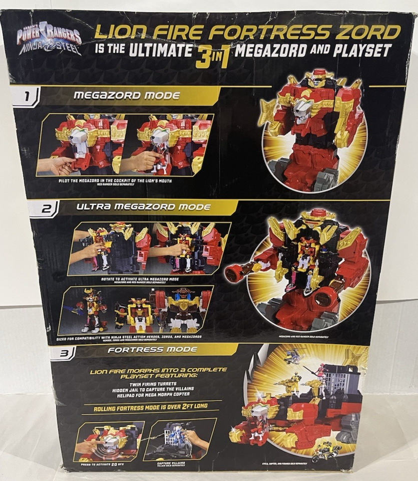 SABAN’S POWER RANGERS NINJA STEEL ULTRA MEGAZORD TOYS R US NEW SEALED ...