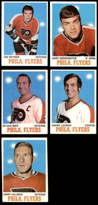 1970-71 Topps Philadelphia Flyers Near Team Set 4.5 - VG/EX+ | eBay