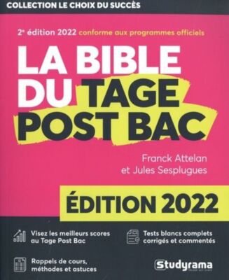 Die Bibel Der Tage Post Bac: Ausgabe 2022 Attelan Franck Sesplugues ...