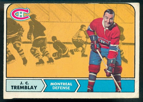 1968-69 OPC O PEE CHEE HOCKEY #59 J C TREMBLAY VG-EX MONTREAL CANADIENS ...