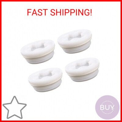 QWORK 2" Bung Cap, 4 PCS Poly Buttress Drum Bung for 55 Gallon Plastic ...