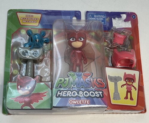 NEW PJ Mask Hero Boost Figure Set w/ Accessories Owlette Binoculars ...
