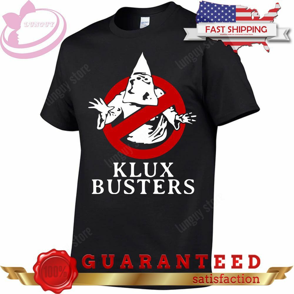Klux Busters Kkk Meme Flag Meaning Black T-shirts 100% Cotton Plus Size ...
