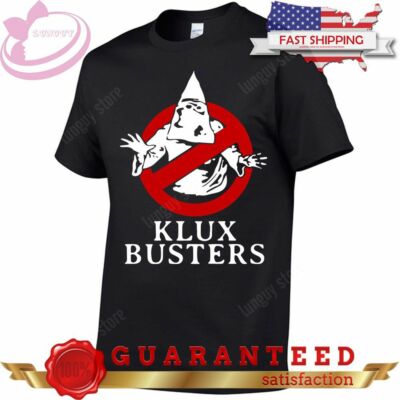 Klux Busters Kkk Meme Flag Meaning Black T-shirts 100% Cotton Plus Size ...