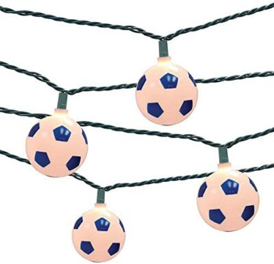 Plug In Soccer Ball Light Set - Large Soccer Ball Light String Futbol ...