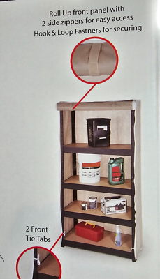 Canvas Cover For Shelving Unit