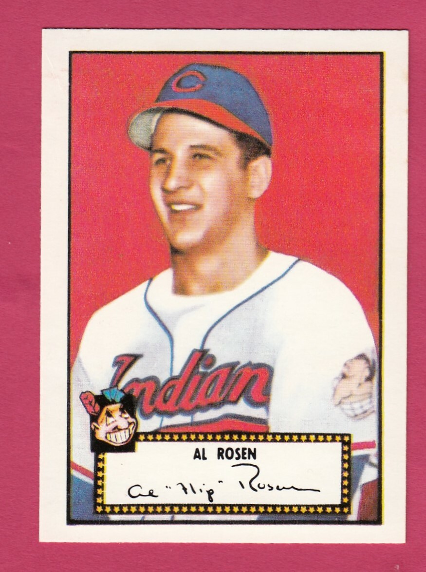 1952 Topps Reprint # 10 Al Rosen - Cleveland Indians | eBay