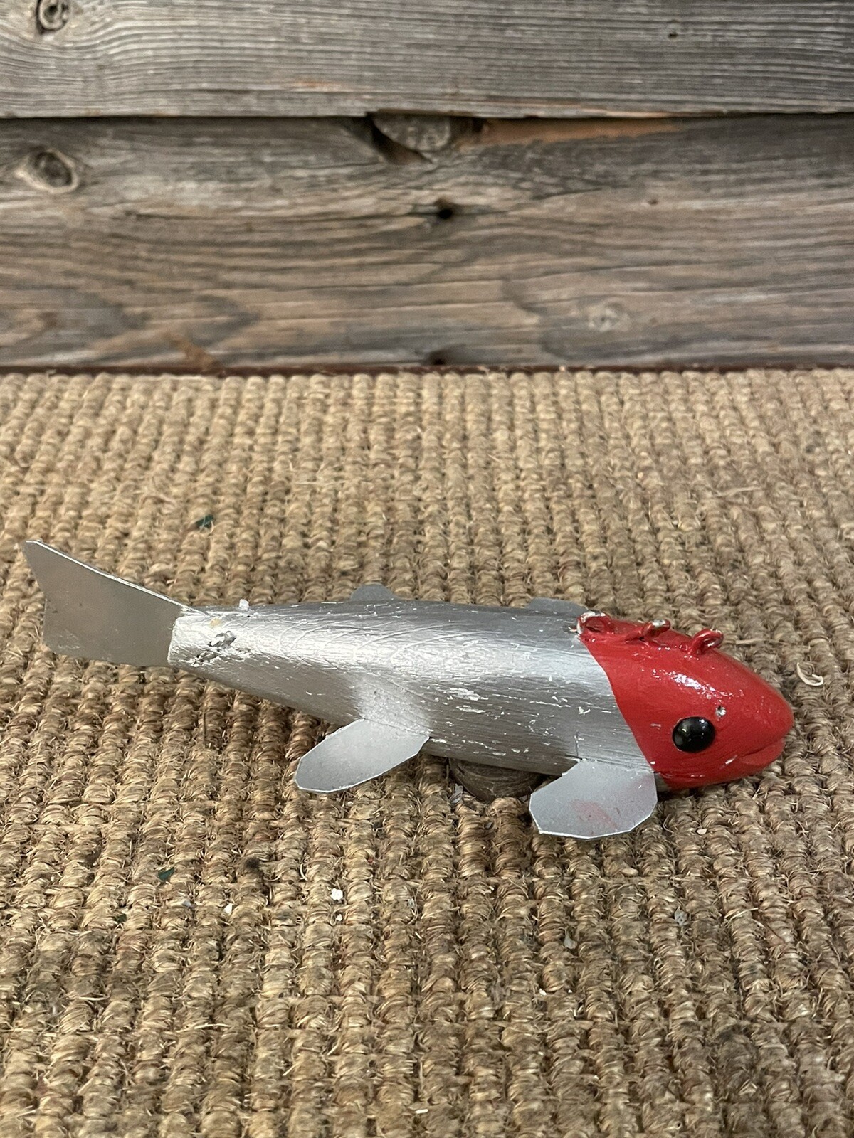 Vintage Spear Fishing Decoy Roger Olds Minnesota Carver | eBay