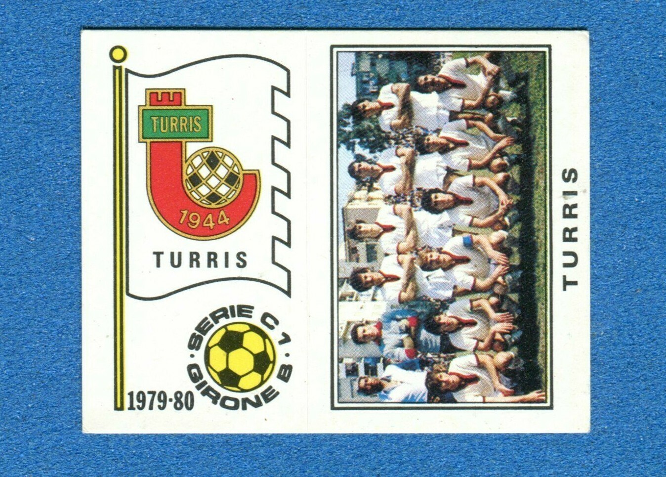 CALCIATORI PANINI 1979-80 -Figurina-Sticker n. 535 - TURRIS + STEMMA ...