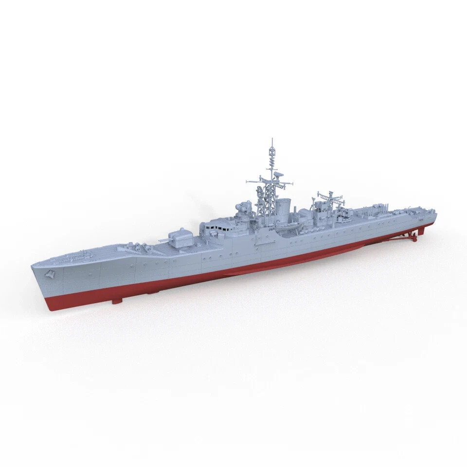 ALL SCALE SSMODEL Military Model Kit HMS Whitby Class Frigate Full Hull ...