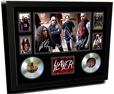 SLAYER SIGNED LIMITED EDITION FRAMED MEMORABILIA | eBay Australia