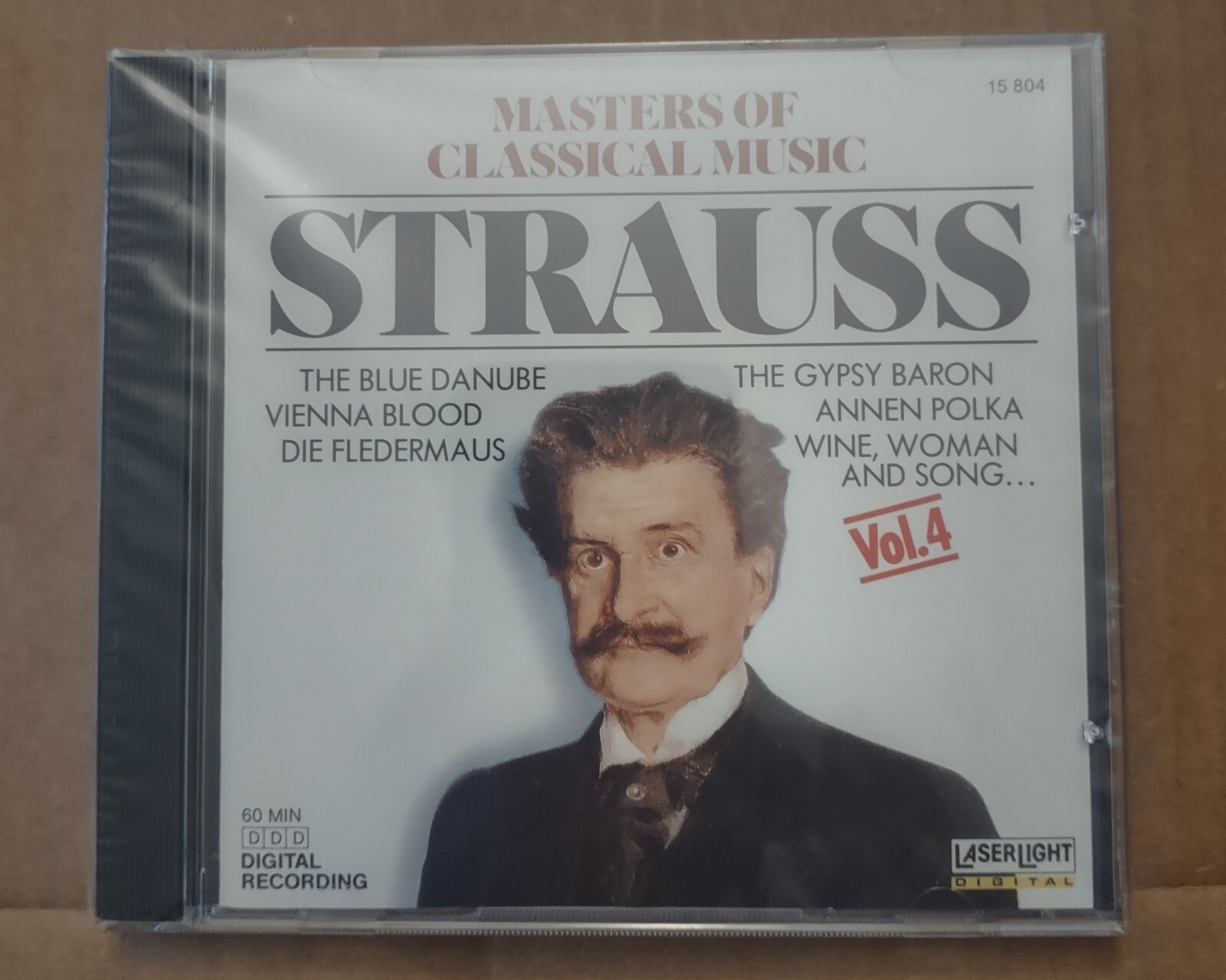Masters of Classical Music, Vol. 4: Strauss (CD, Oct-1990, Laserlight ...