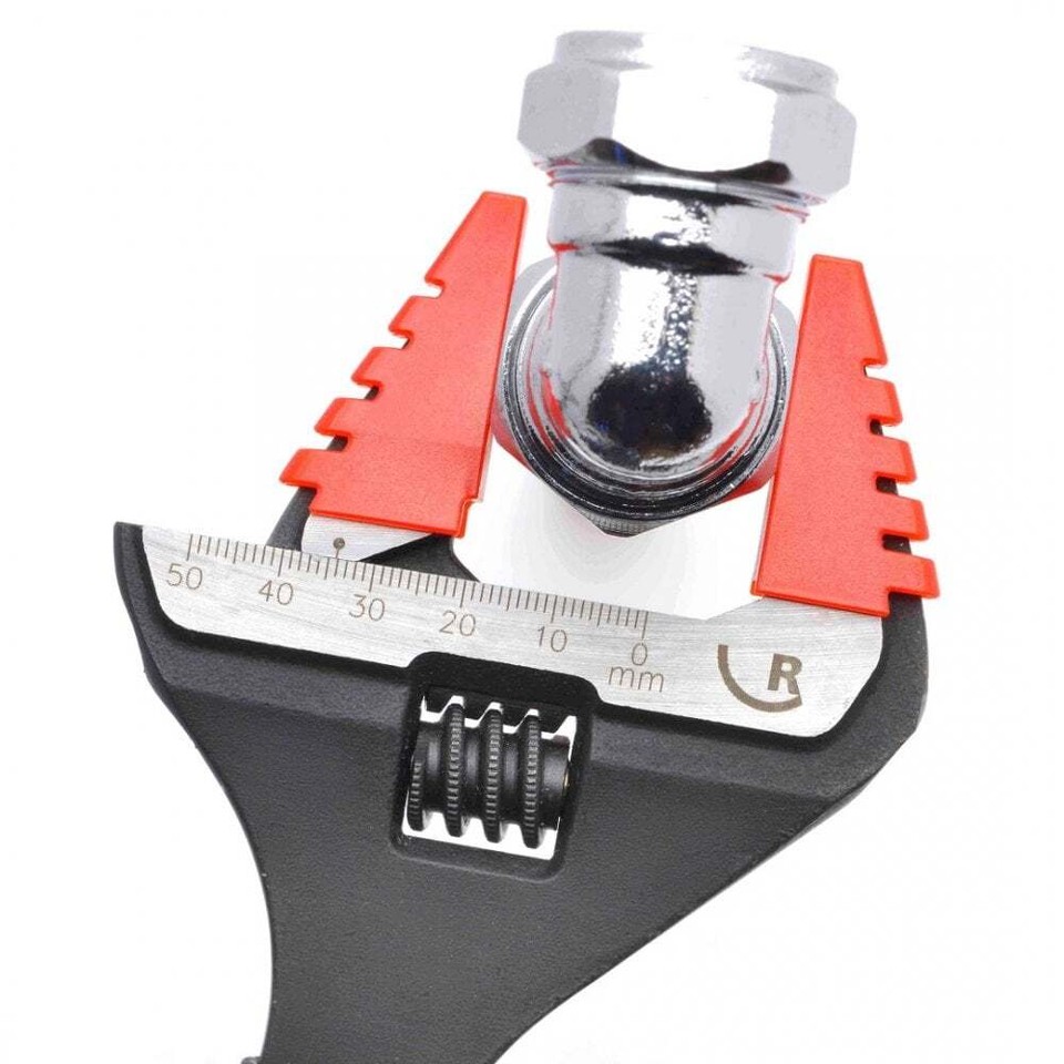Rothenberger Wide Jaw Wrench Adjustable Spanner Plumbing Jaw Protectors ...
