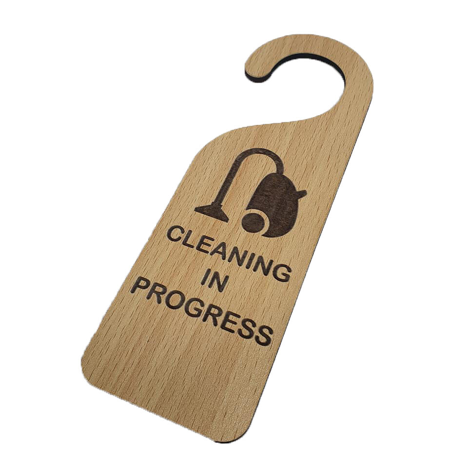 DO NOT DISTURB HANGING DOOR SIGN Hotels Office B & B Clean My Room ...