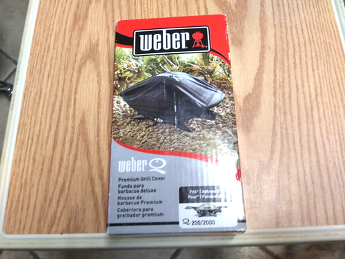 Weber Premium Grill Cover 7111 Fits Q 200/Q 2000 Series FREE SHIPPING ...