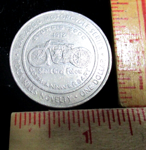 2000 Sturgis coin Deadwood Harley collectible token motorcycle rally ...