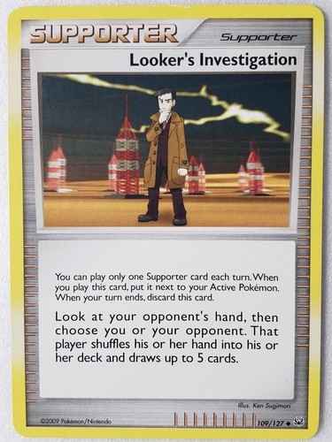 Looker's Investigation 109/127 VLP - Platinum Pokemon Card - $2 ...