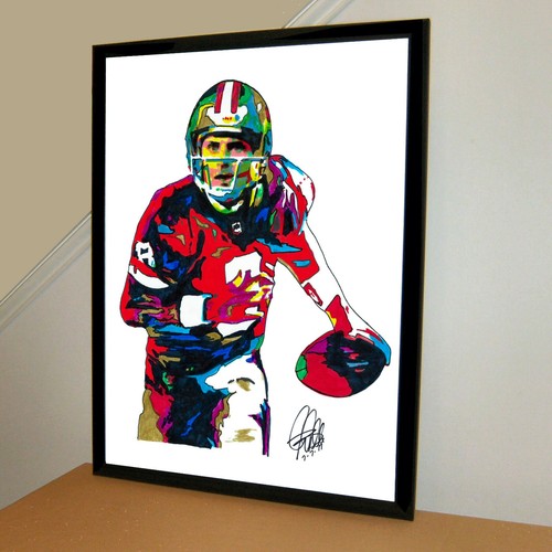 Steve Young San Francisco 49ers QB Football Sports Poster Print Wall ...