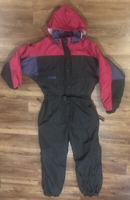 Columbia Women's Vintage Full Body Ski Snow Suit Colorblock Size L ...
