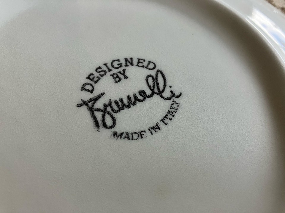 Set of 4 Pietro Brunelli Designs Multi-colored Palm Tree Plates – Made ...