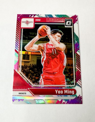2024-25 Yao Ming Panini Donruss Optic Legends Jazz Prizm Houston ...