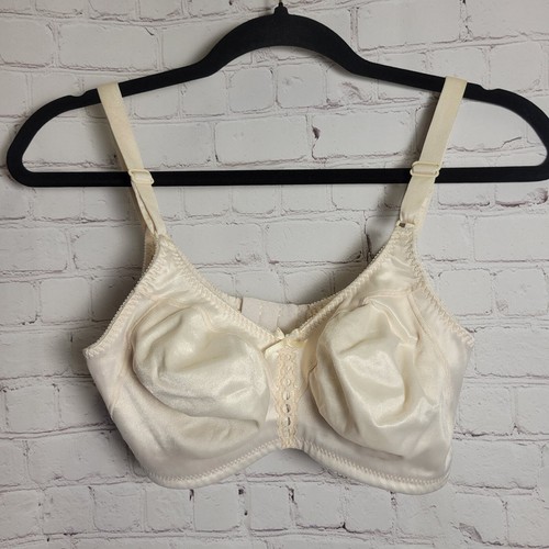 BALI 3820 Wireless Bra 36D Adjustable back and straps No padding Ivory ...