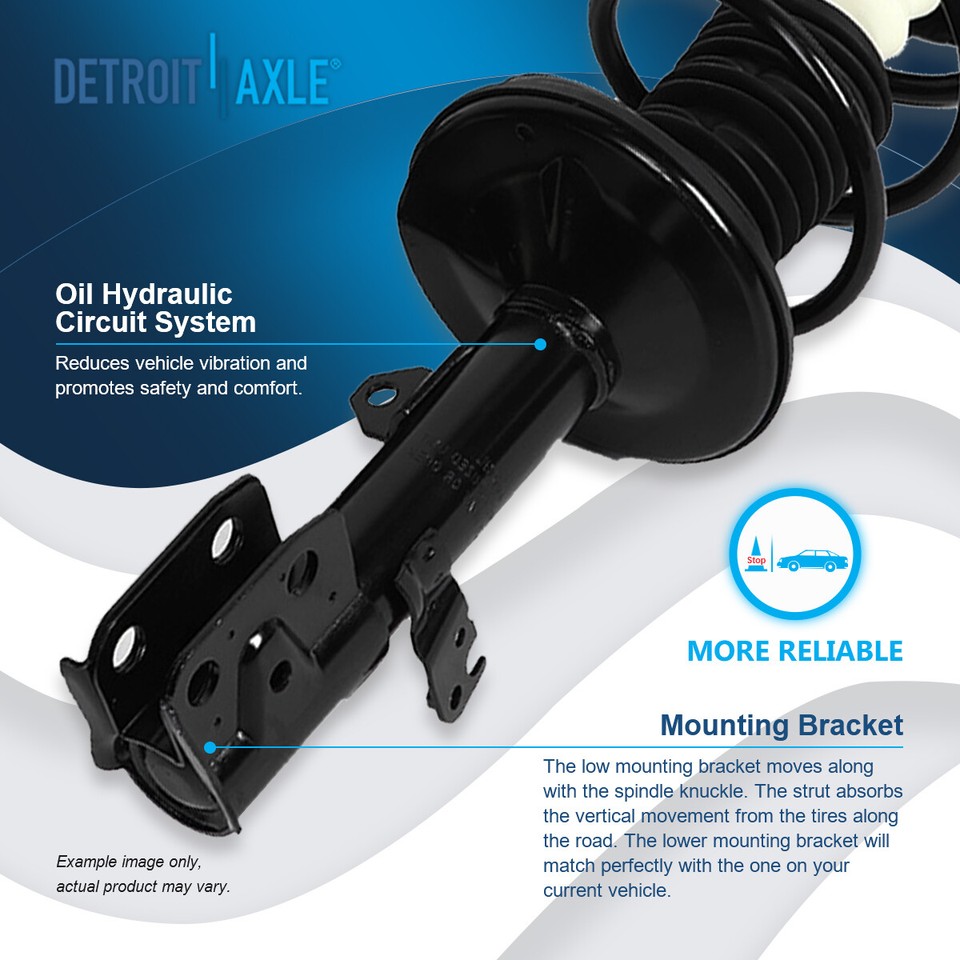 Front Rear Struts Lower Ball Joints Sway Bar for 2011-2013 Toyota ...