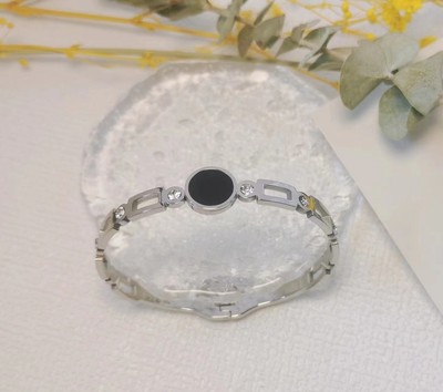 Silver Roman Numerals Circles Dics Bracelet Chain Bangle Punk Xmas Gift ...