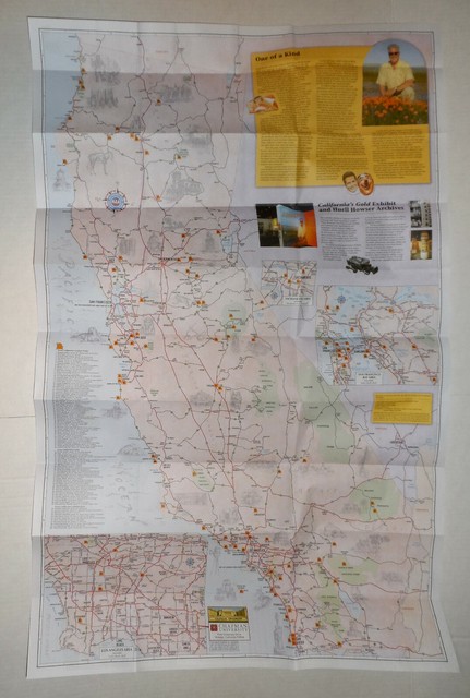 Huell Howser California's Gold Special Edition Guide Map Road Trip AAA ...
