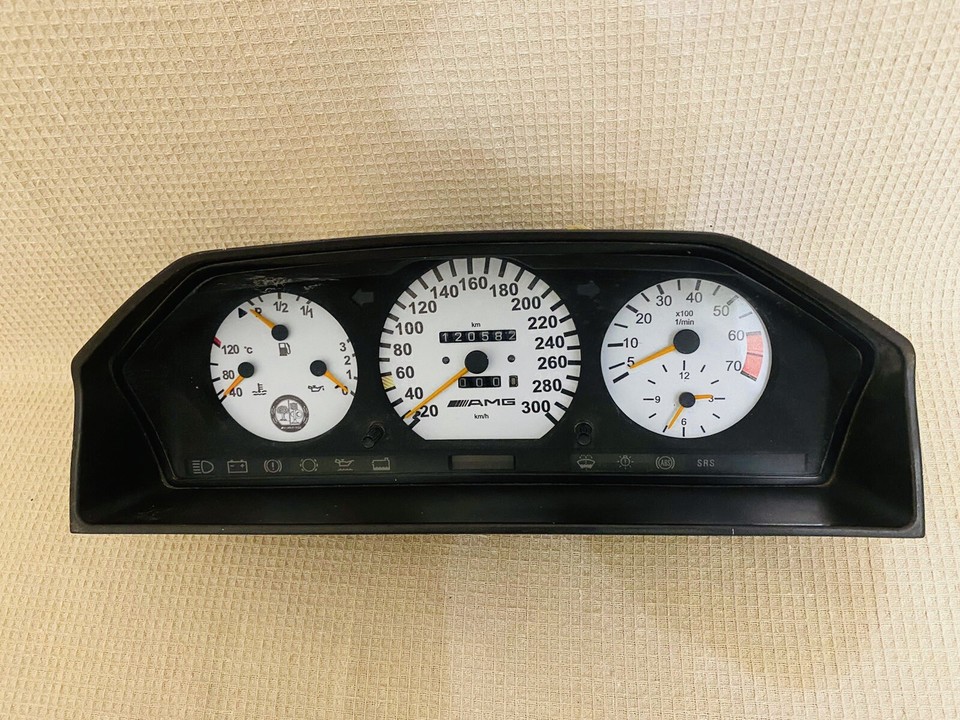 AMG Remanufactured Mercedes AMG W124 Speedometer Instrument Cluster 300 ...