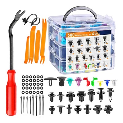 725 Pieces Car Fastener Clips Accessory Assembly Replaces Car Retainer ...