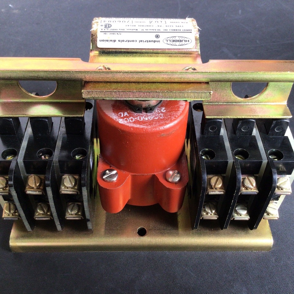 HUBBELL Type 5320, 58990-107 CONTROL RELAY NOS | eBay