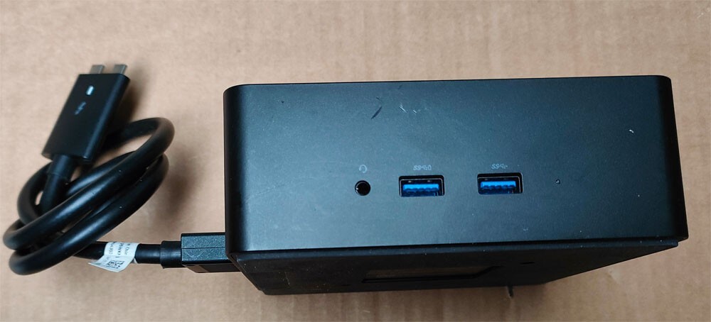 Dockingstation Dual USB-C Thunderbolt Dock Dell Precision 7530 7730 ...