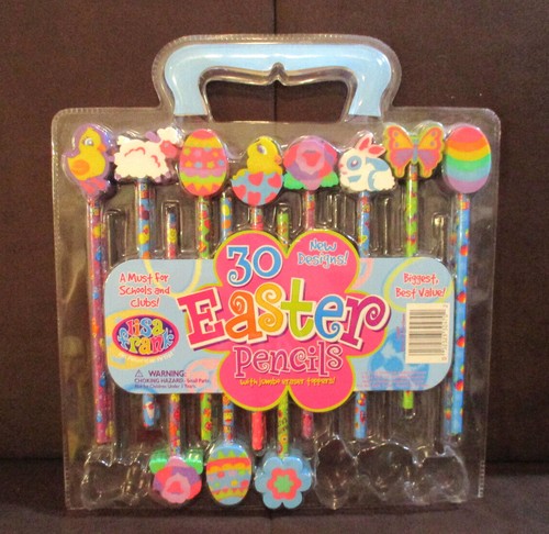 Vintage Lisa Frank Easter Pencils With Eraser Toppers Lot Of 22 | eBay