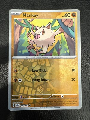 Mankey 106/193 Reverse Holo Common Scarlet & Violet: Paldea Evolved ...