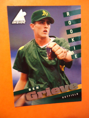 Ben Grieve - 1998 Pinnacle Rookie Baseball card #113 - Oakland A's - OF ...