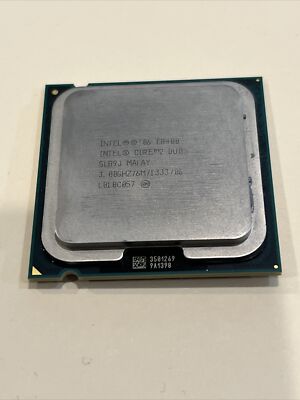 Intel Core 2 Duo E8400 3.00GHz 6M 1333 86 SLB9J Prcessor | eBay