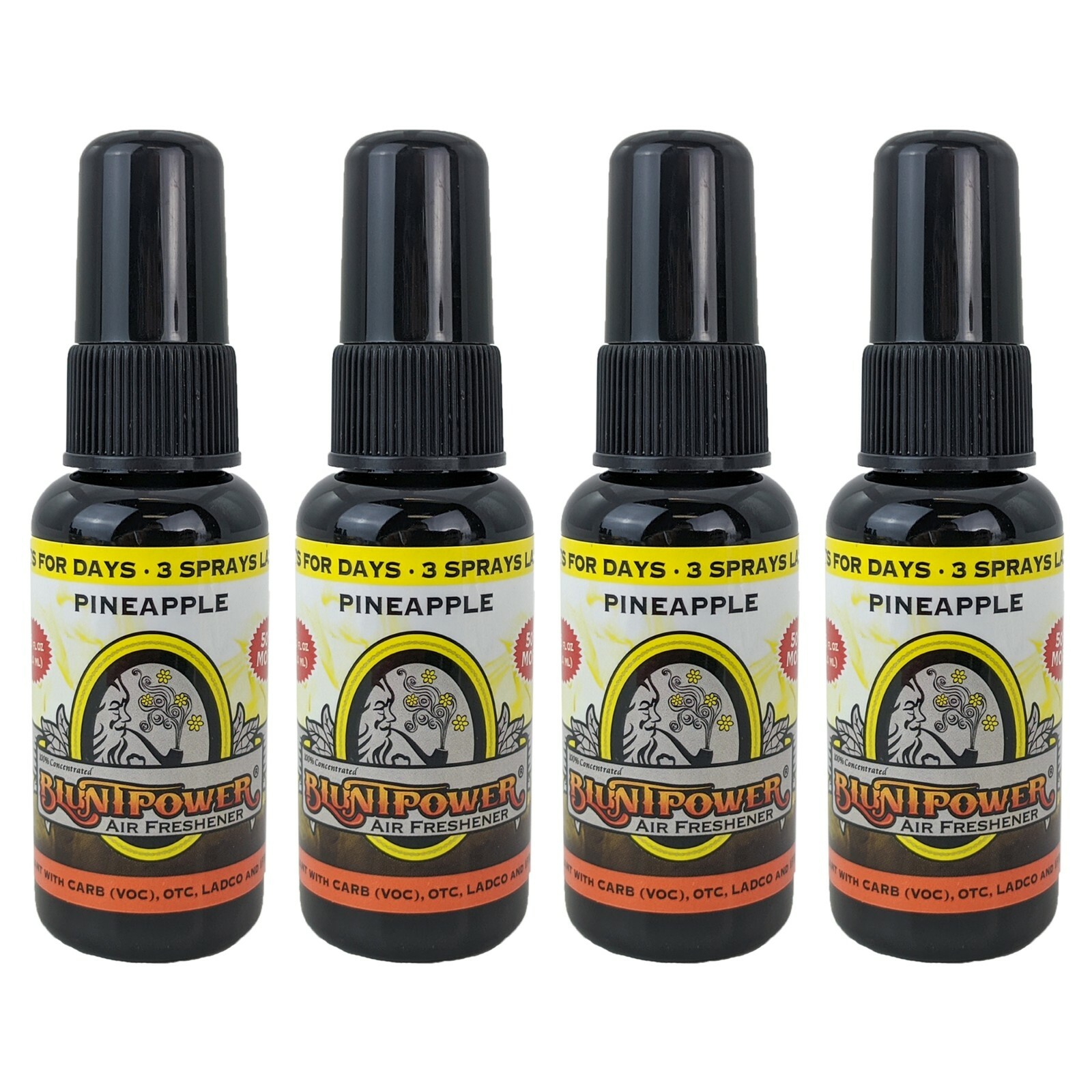 Blunt Power Spray 4 Pack You Choose - 1.5 Oz 50% More Air Freshener ...