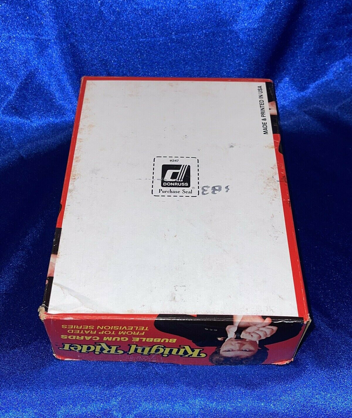 WOW! 1982 KNIGHT RIDER TRADING CARDS FULL BOX 36 UNOPENED WAX PACKS ...