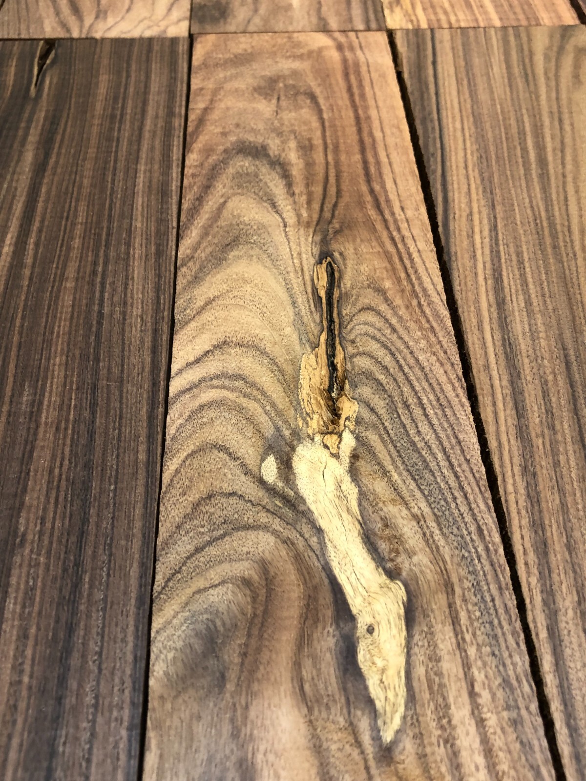 MFR1) 14 pieces Morado Lumber (12" x 3" x 7/8") Kiln Dried Craft Wood ...