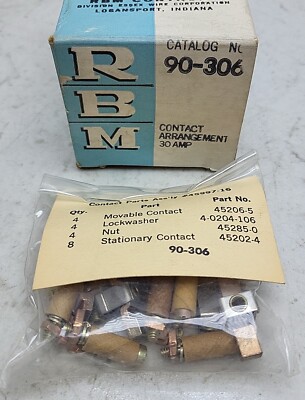 Essex RBM Controls 45997-16 Contact Parts Kit 90-306 30 Amp Contact ...