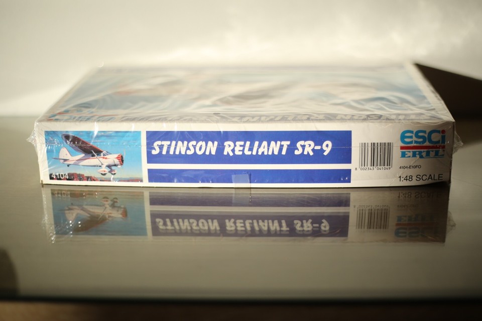 Stinson Reliant SR-9 1:48 ESCI ERTL 4104 Vintage Unbuilt Model Airplane ...