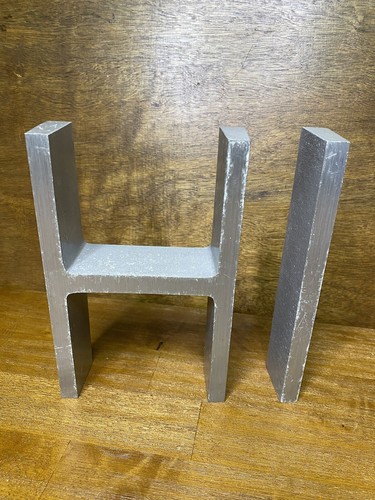 Metal Letter I Heavyweight Rustic Industrial Style Sign Letters 8 Inch ...