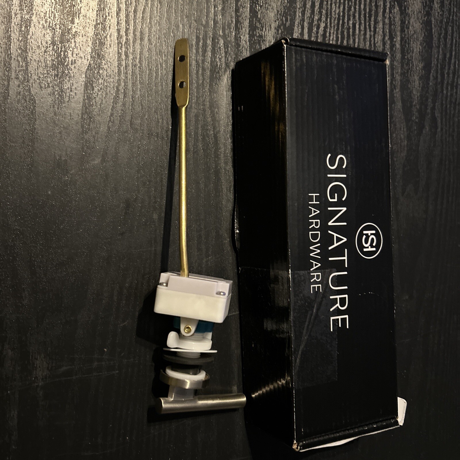 Signature Hardware 481196 Clayten Left Hand Toilet Tank Handle Brushed ...