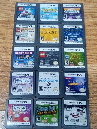 Lot of 15 Nintendo DS Games Cartridges Only - All Are Authentic & Play ...