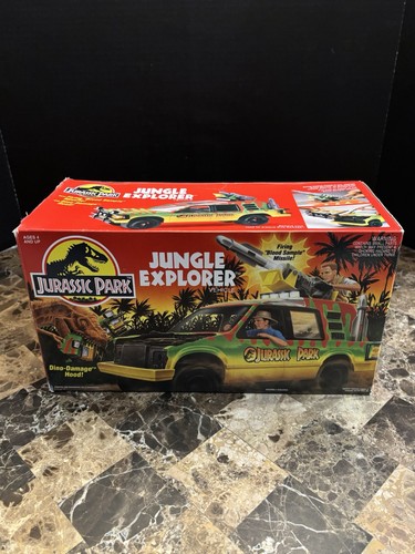 1993 Jungle Explorer Complete w/ Box Vintage Jurassic Park T-Rex Kenner ...