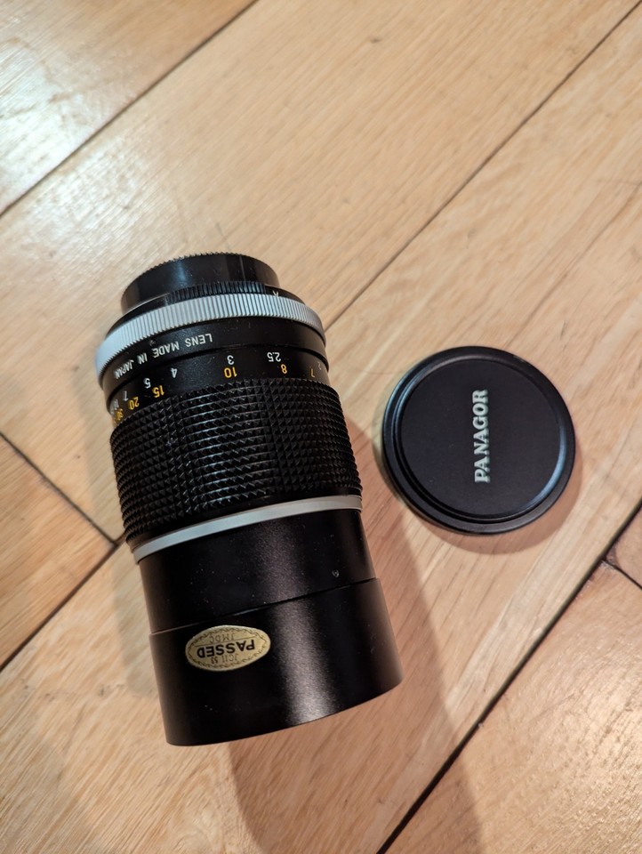 Paragon Auto Tele f = 135mm 1:2.8 No. 492752 55 Vintage Camera Len With ...